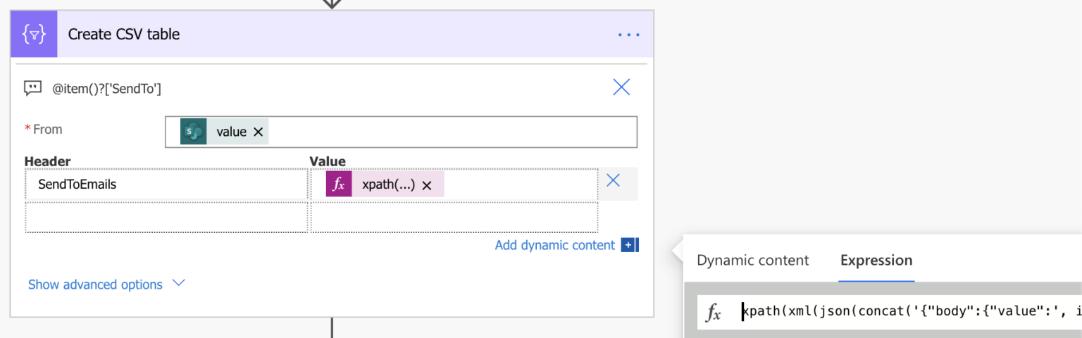 Export Multiple Person Or Group Column Into Csv Table In Power Automate
