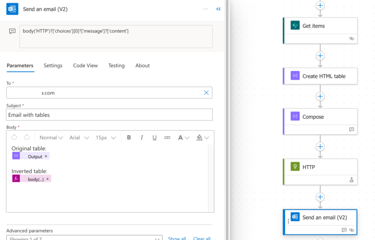 How To Invert Html Table Rowscolumns In Power Automate