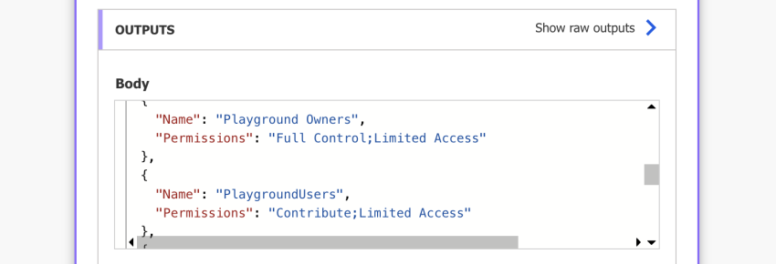Get SP groups permissions level with Power Automate flow Get SP groups permissions level with Power Automate flow