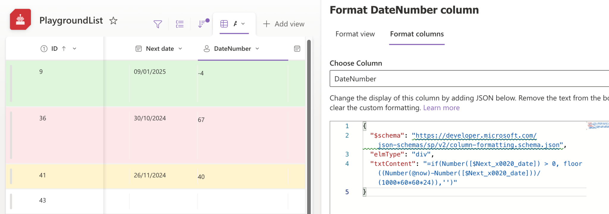 Check If Date Is Empty In Sharepoint Json Formatting