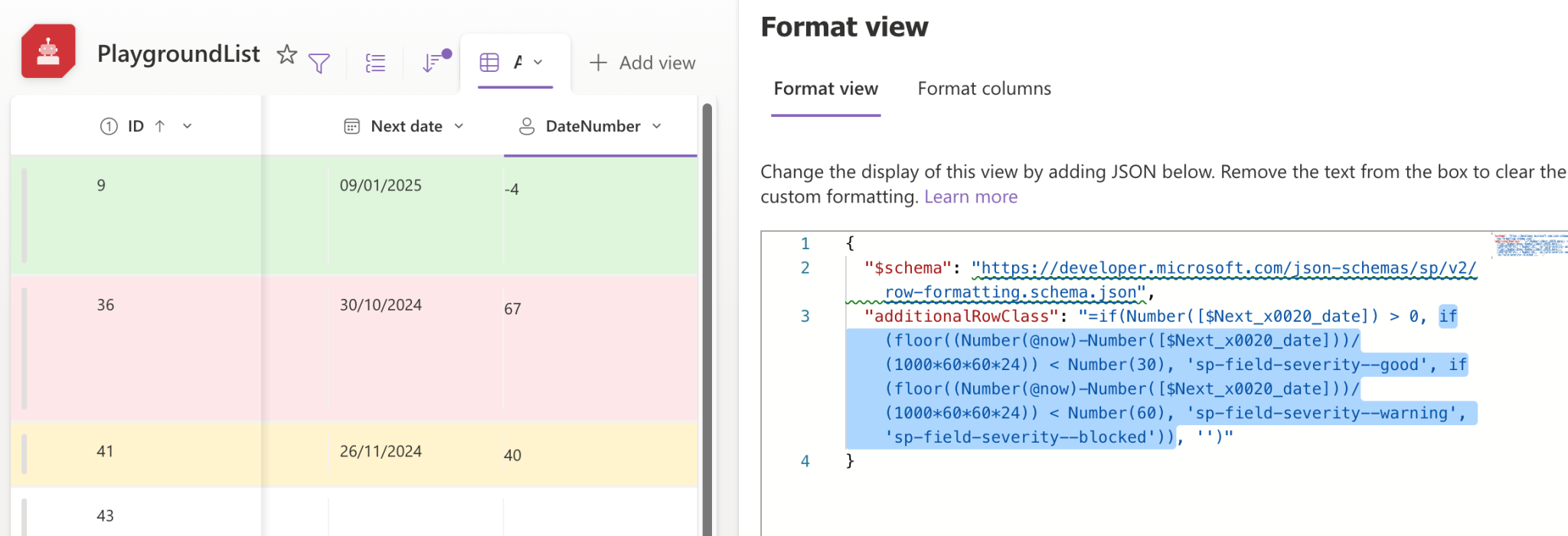 Check If Date Is Empty In Sharepoint Json Formatting